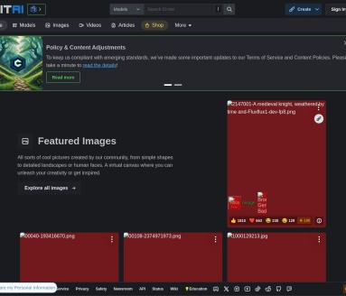 Civitai：AI艺术创作的开放社区与模型分享平台 | LBB.AI Toolbox (Link, Build, Beyond)