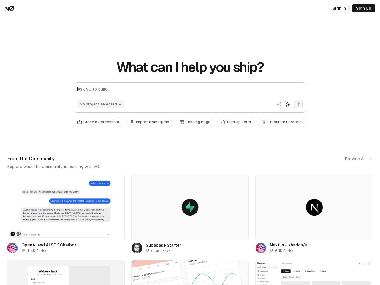 v0.dev：Vercel推出的AI驱动UI生成工具，助力开发者高效构建React应用 | LBB.AI Toolbox (Link, Build, Beyond)