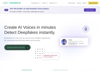 Resemble AI：打造逼真的AI语音克隆与深度伪造检测平台 | LBB.AI Toolbox (Link, Build, Beyond)