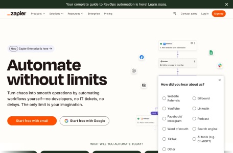 Zapier AI：无代码实现智能化工作流自动化 | LBB.AI Toolbox (Link, Build, Beyond)