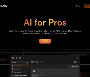 Bearly：AI驱动的阅读、写作与内容创作助手 | LBB.AI Toolbox (Link, Build, Beyond)