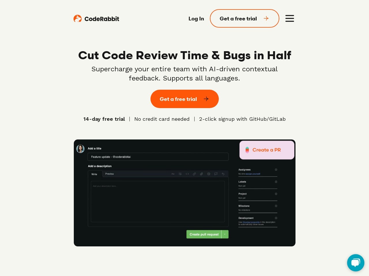 CodeRabbit：AI驱动的代码审查平台，助力开发者高效交付 | LBB.AI Toolbox (Link, Build, Beyond)