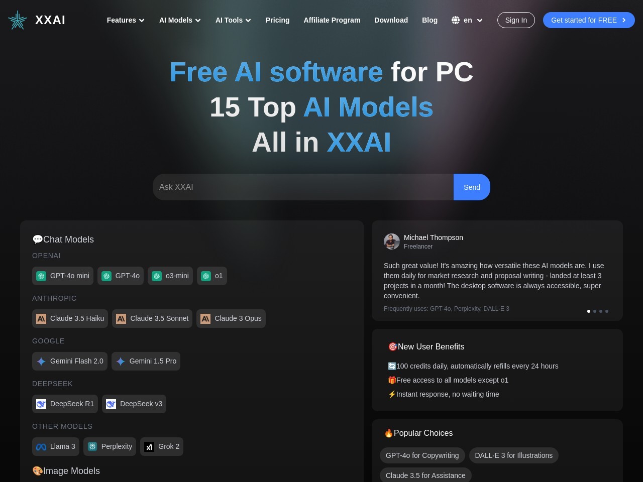 XX.AI：一站式AI桌面助手，提升工作效率的利器 | LBB.AI Toolbox (Link, Build, Beyond)
