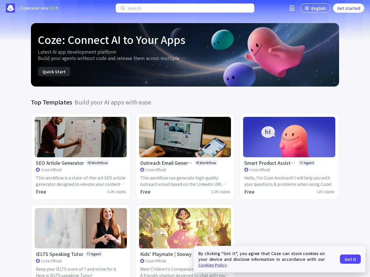 Coze：字节跳动推出的AI聊天机器人开发平台 | LBB.AI Toolbox (Link, Build, Beyond)