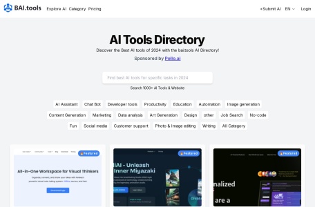 BAI.tools：探索2024年最佳AI工具的终极目录 | LBB.AI Toolbox (Link, Build, Beyond)