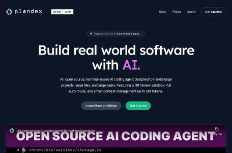 Plandex：AI驱动的终端编程引擎，助力高效开发复杂软件 | LBB.AI Toolbox (Link, Build, Beyond)