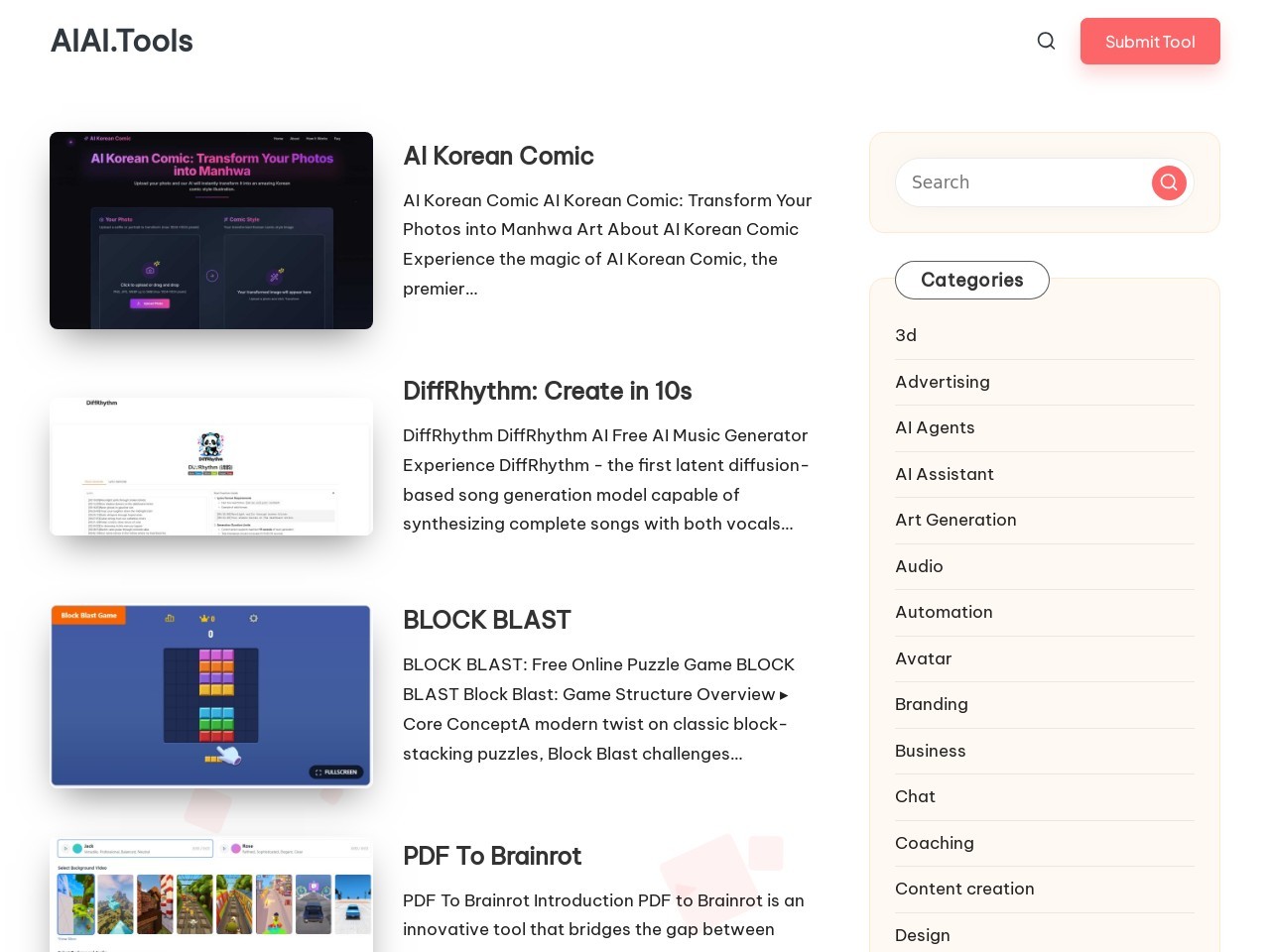 AIAI.Tools：一站式AI工具导航平台，助力创新项目 | LBB.AI Toolbox (Link, Build, Beyond)