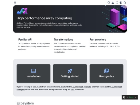 JAX: Google's High-Performance Numerical Computing and Machine Learning Framework | LBB.AI ...