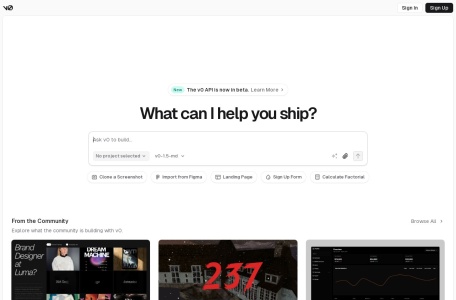 v0.dev: Vercel's AI-Powered React Code Generation Tool | LBB.AI Toolbox (Link, Build, Beyond)