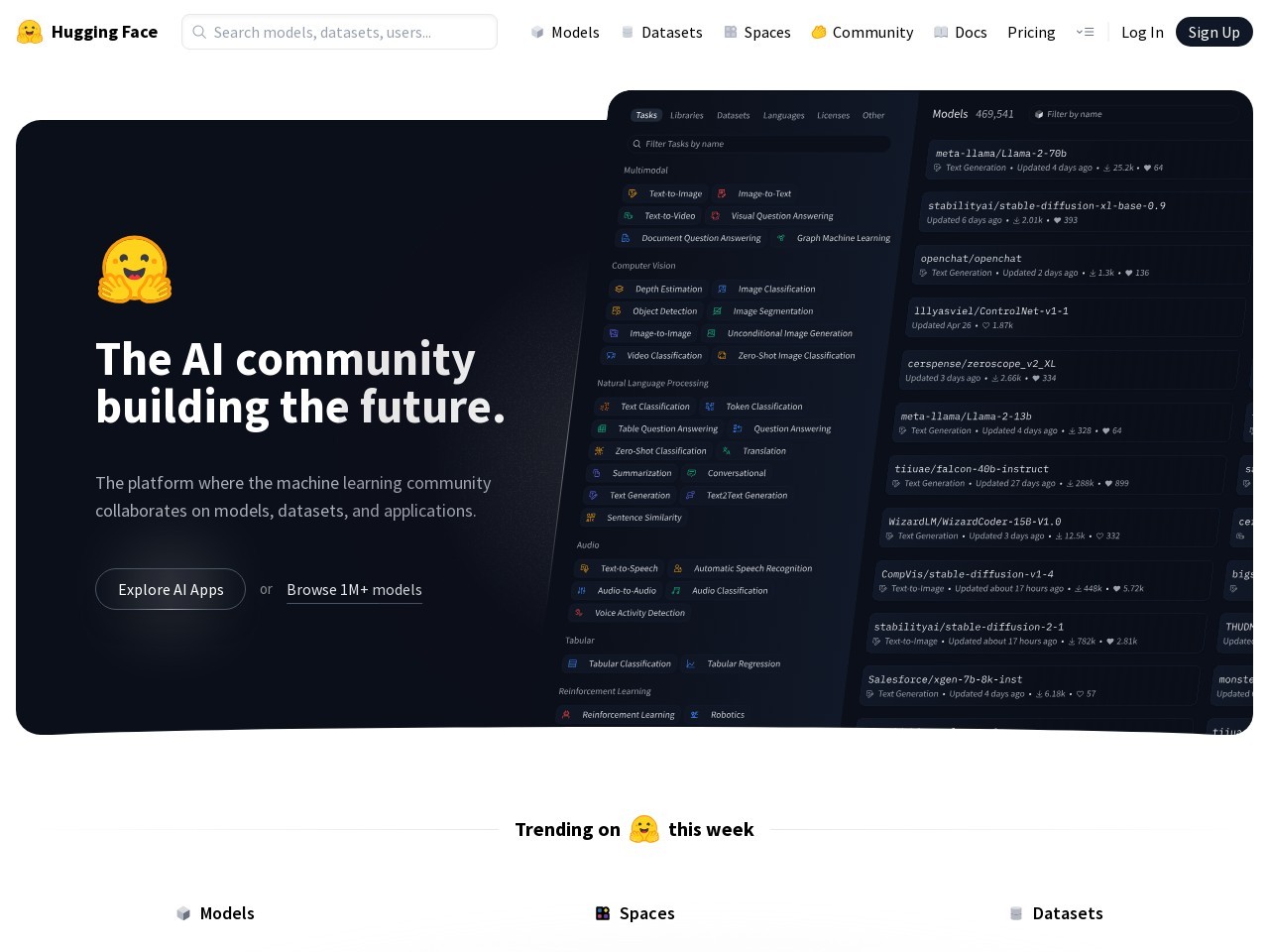 Hugging Face: An Open-Source Community and Tool Platform for AI Developers | LBB.AI Toolbox ...