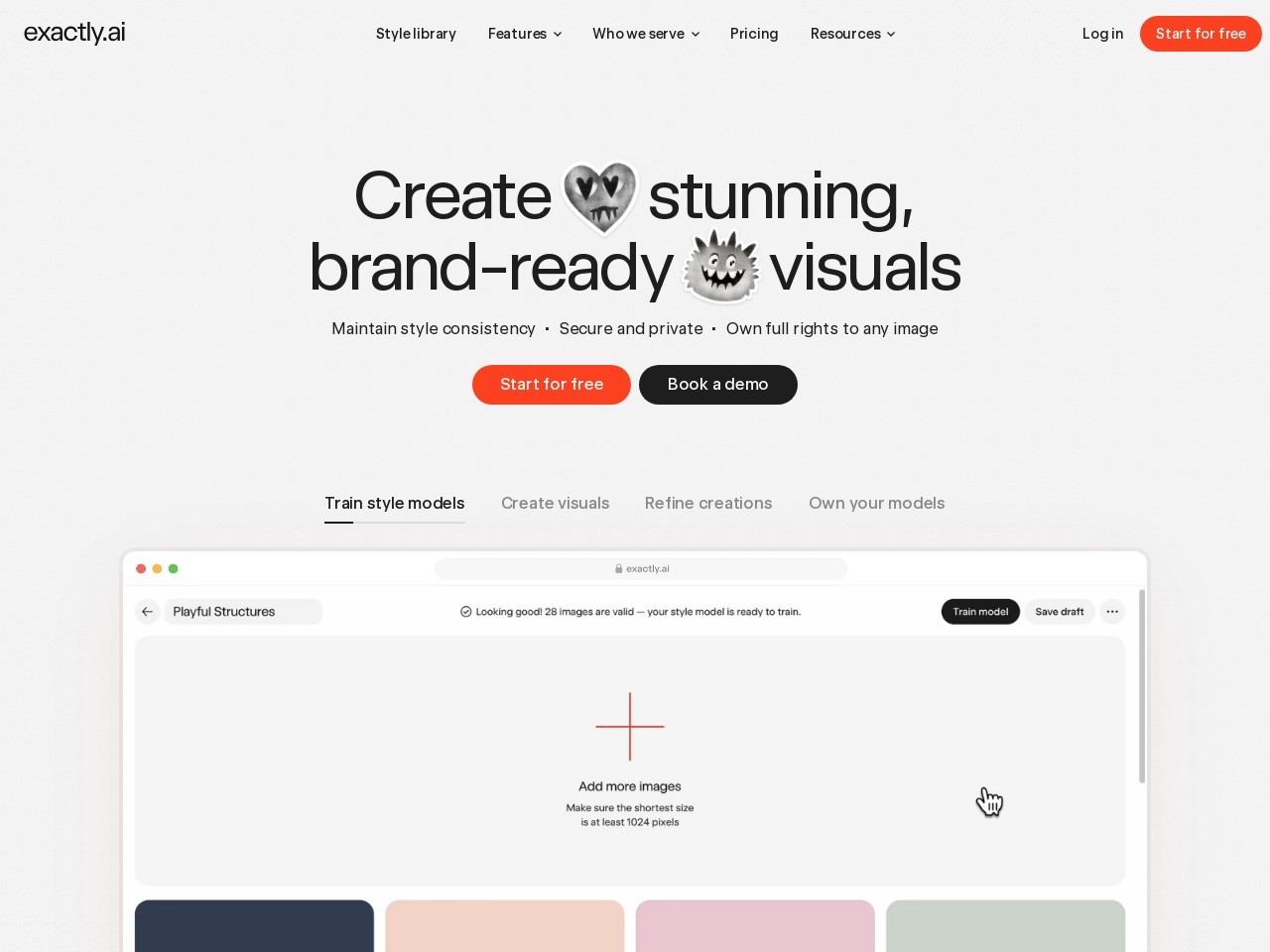 Exactly.ai: A Personalized AI Creation Platform for Artists and Illustrators | LBB.AI Toolbox ...
