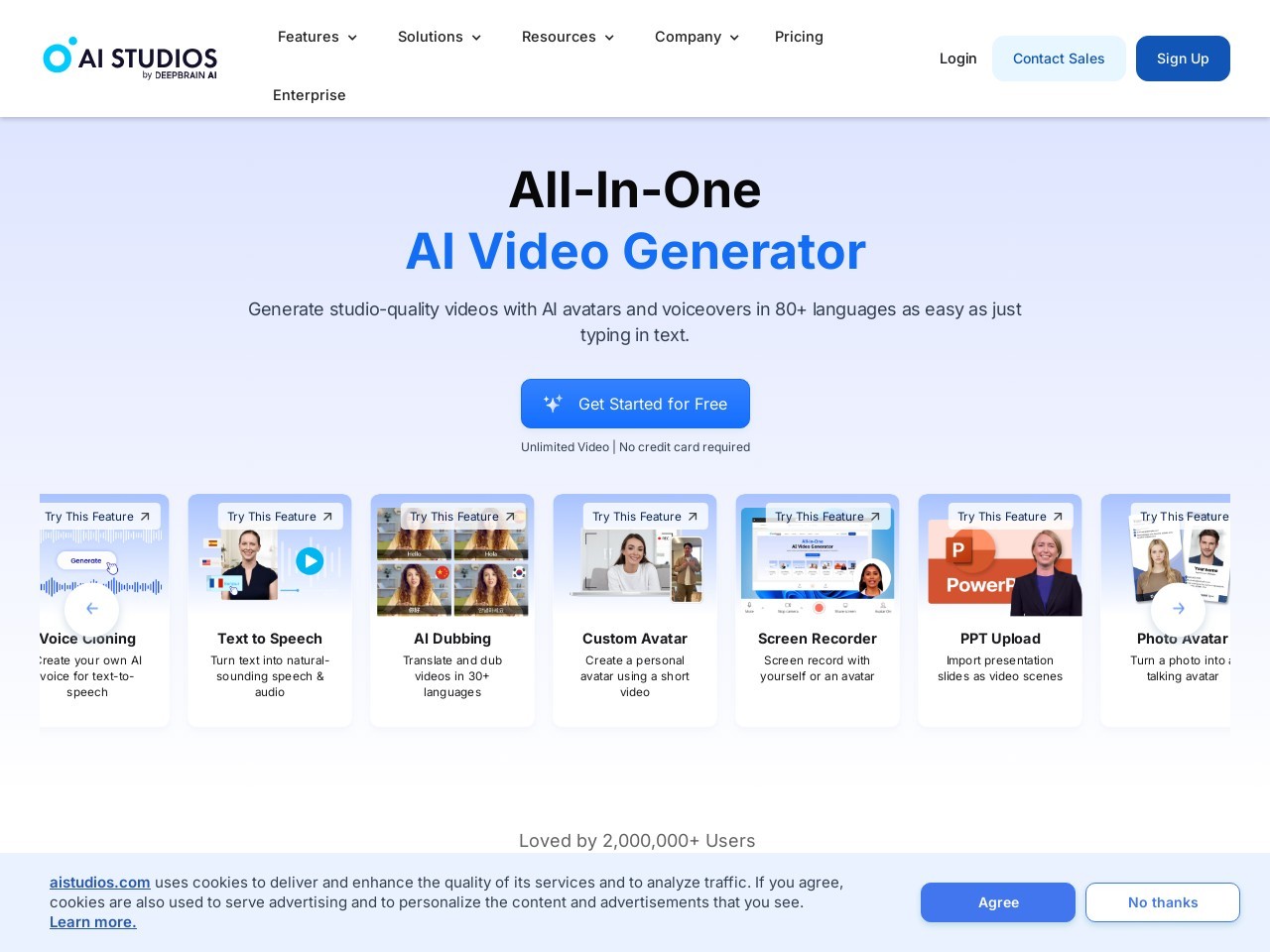 DeepBrain AI: All-in-One AI Video Generator | LBB.AI Toolbox (Link, Build, Beyond)