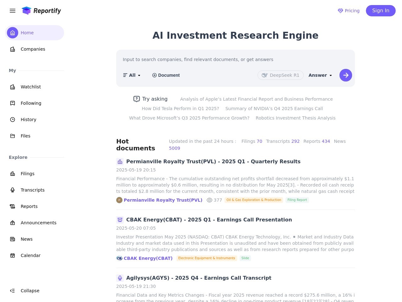 Reportify: AI-Powered Investment Research Q&A Engine Enhancing Analysts' Efficiency in Handling ...