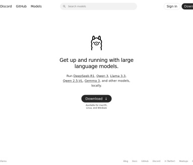 Ollama: An Open-Source Tool for Running Large Language Models Locally | LBB.AI Toolbox (Link ...
